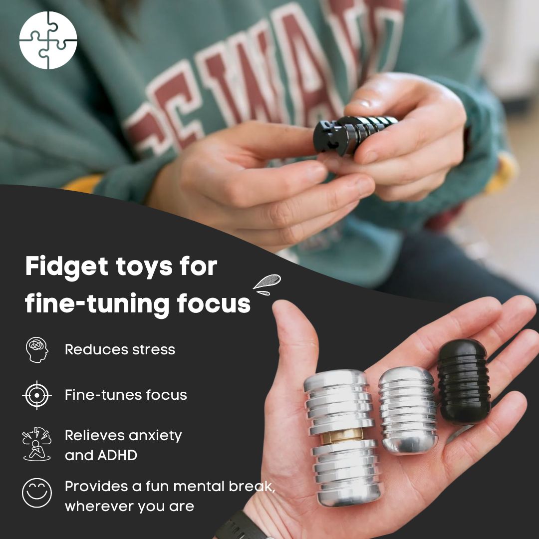Fidget toys are a good way of coping with this giving your mind someth ...
